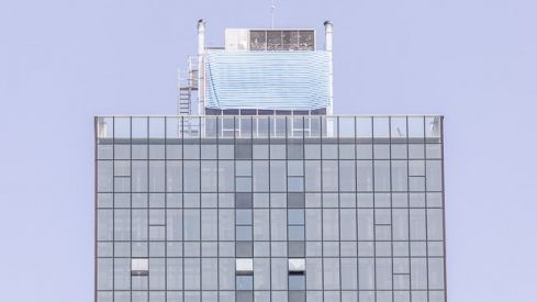 El espíritu blanquiazul abandera la Torre de la Rosaleda