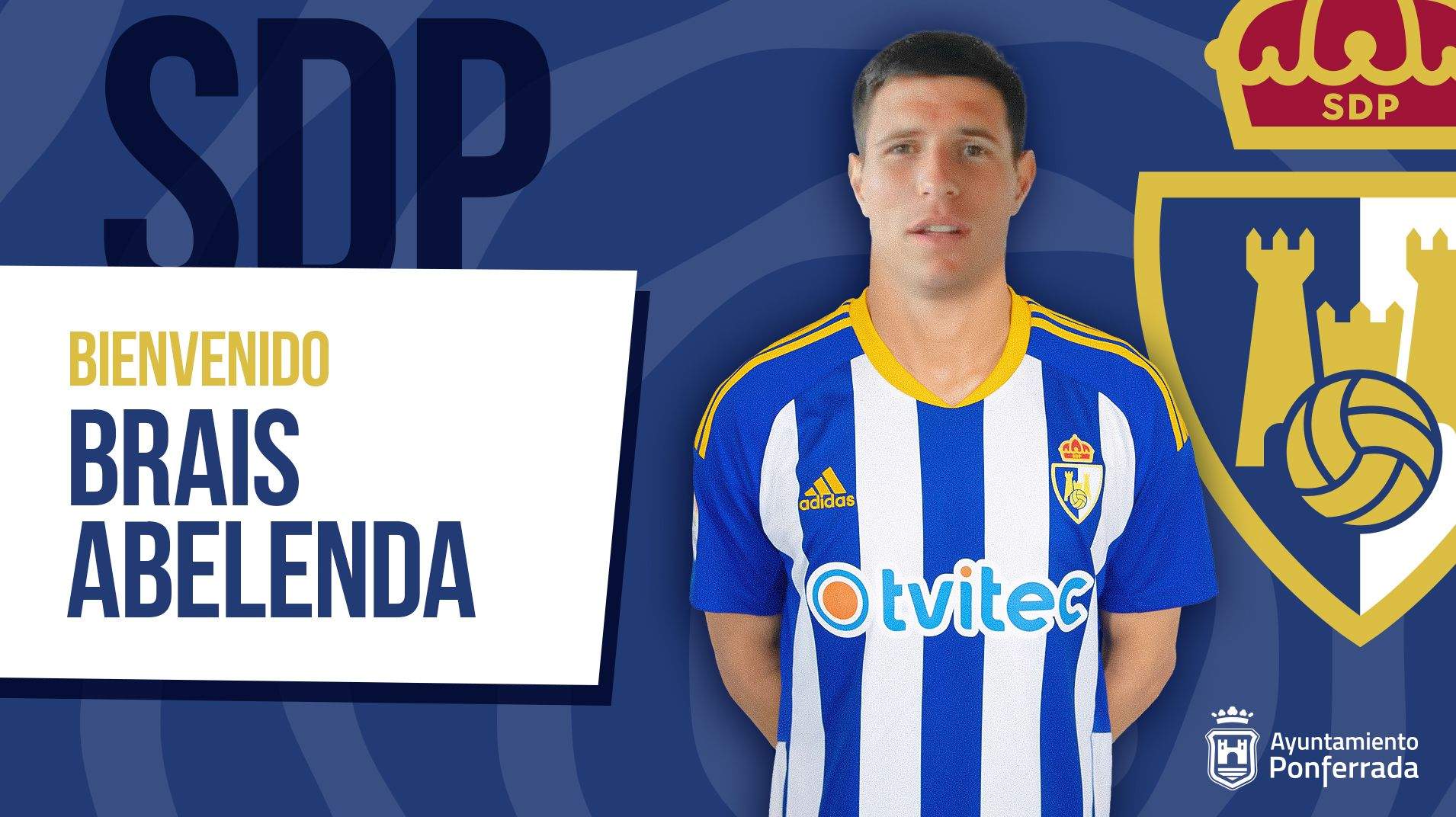 La Ponferradina anuncia a su primer fichaje: el atacante Brais Abelenda