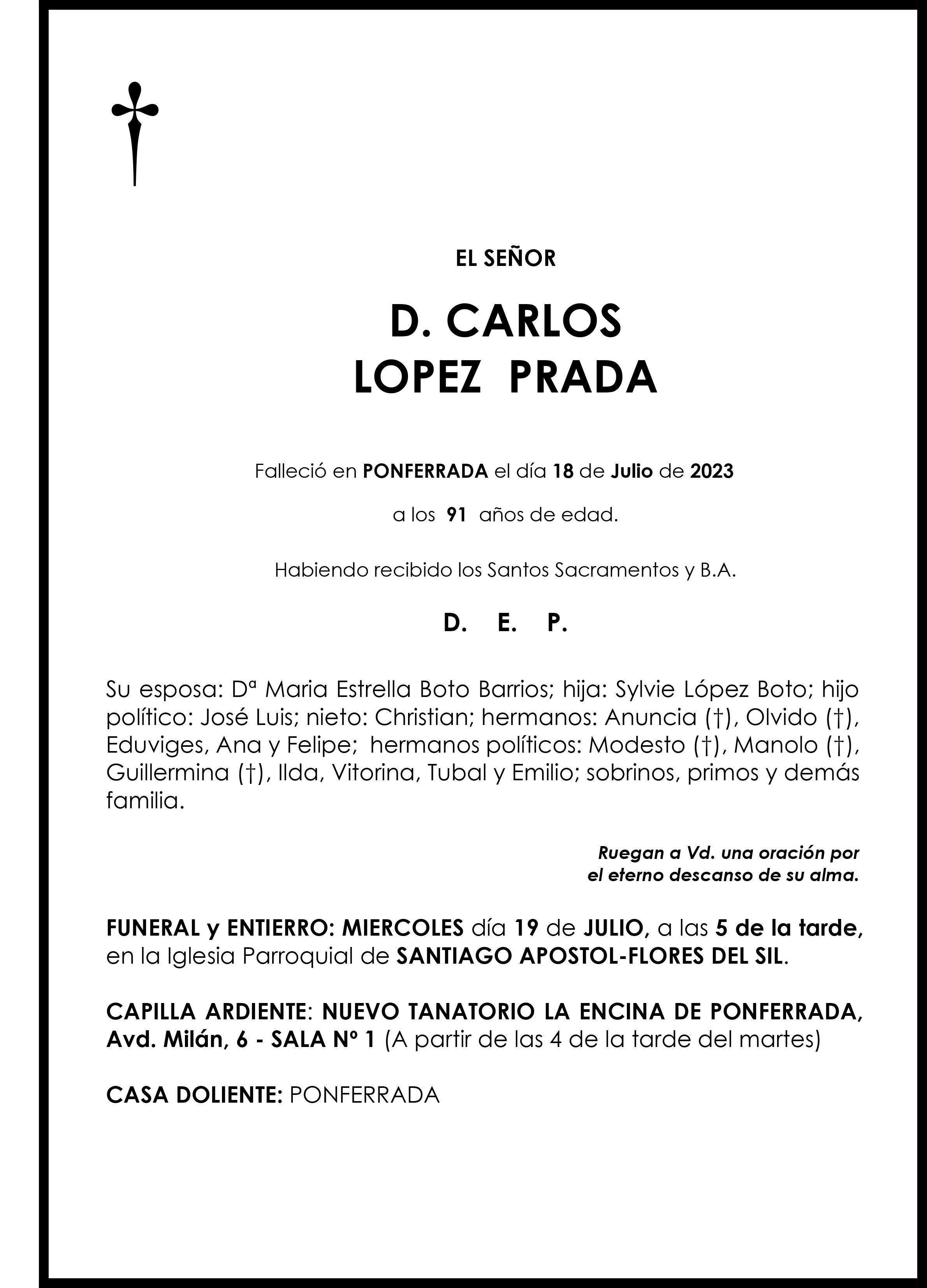 CARLOS LOPEZ PRADA