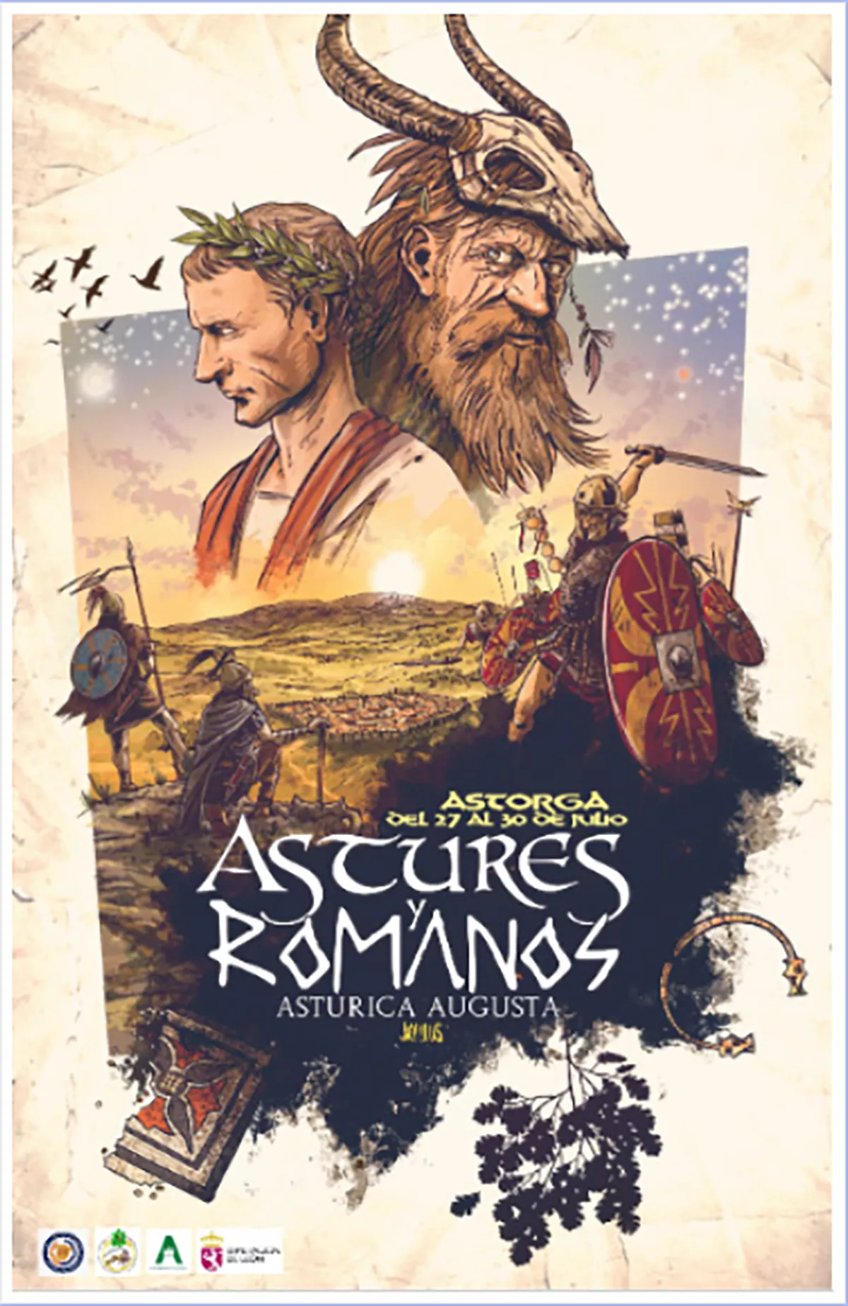 Ludus Bergidum Flavium visita Astorga en la fiesta de Astures y Romanos