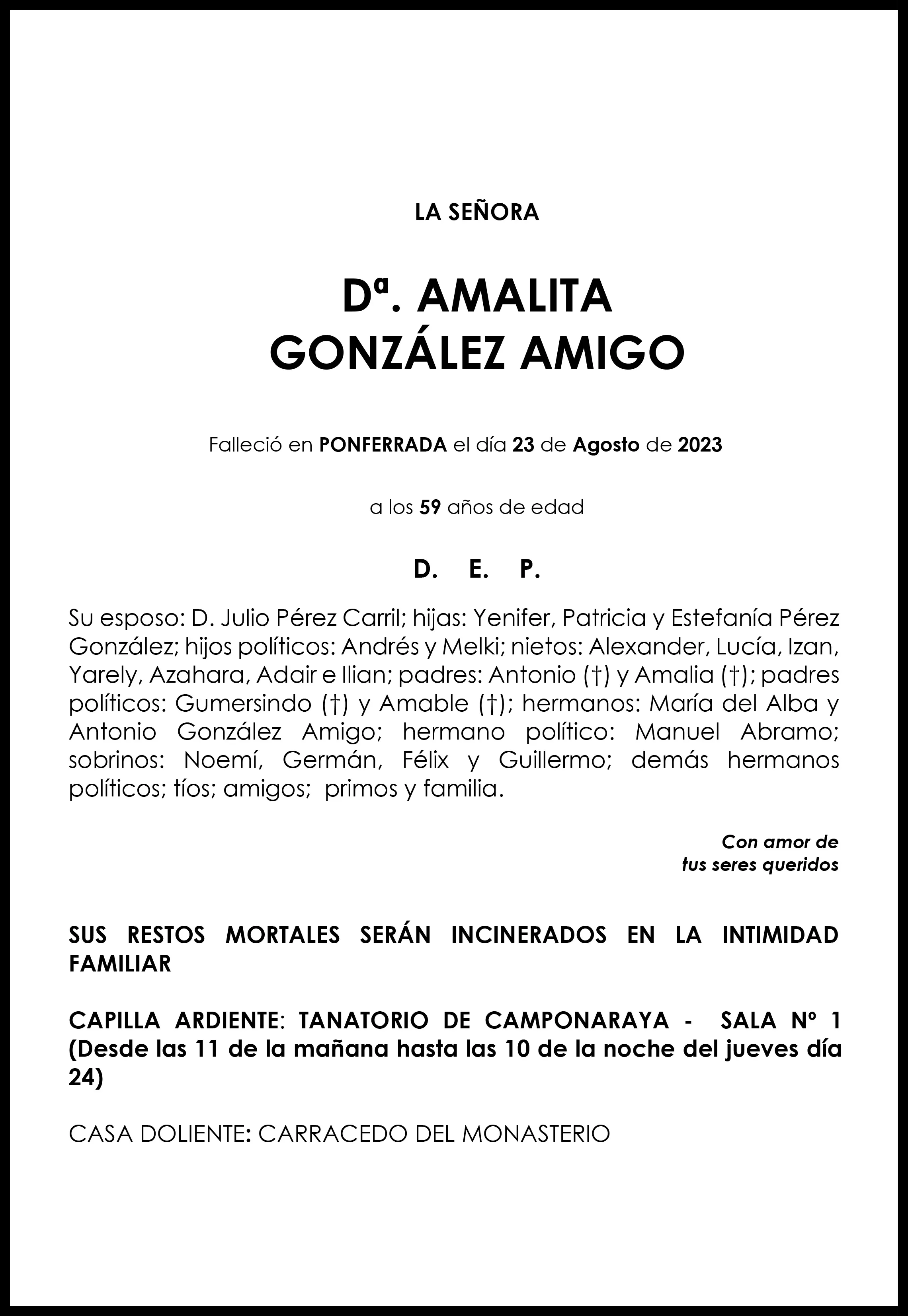 AMALIA GONZALEZ AMIGO