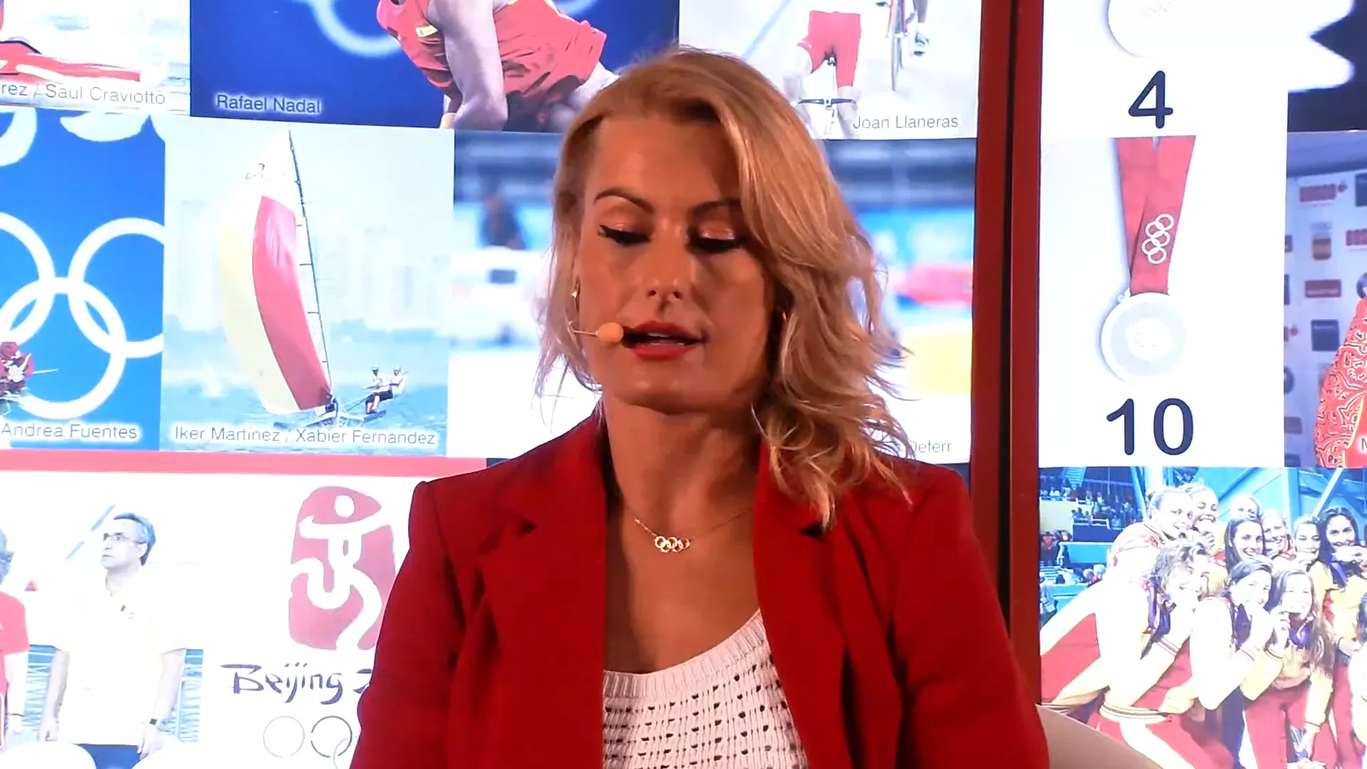 Rueda de prensa de retirada de Lydia Valentín