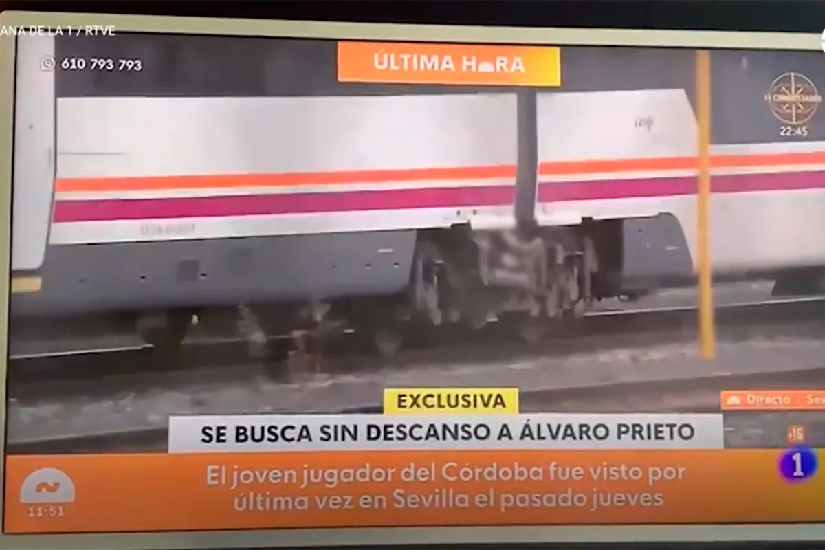 La policía confirma que el cuerpo encontrado entre dos vagones de tren es el de Álvaro Prieto