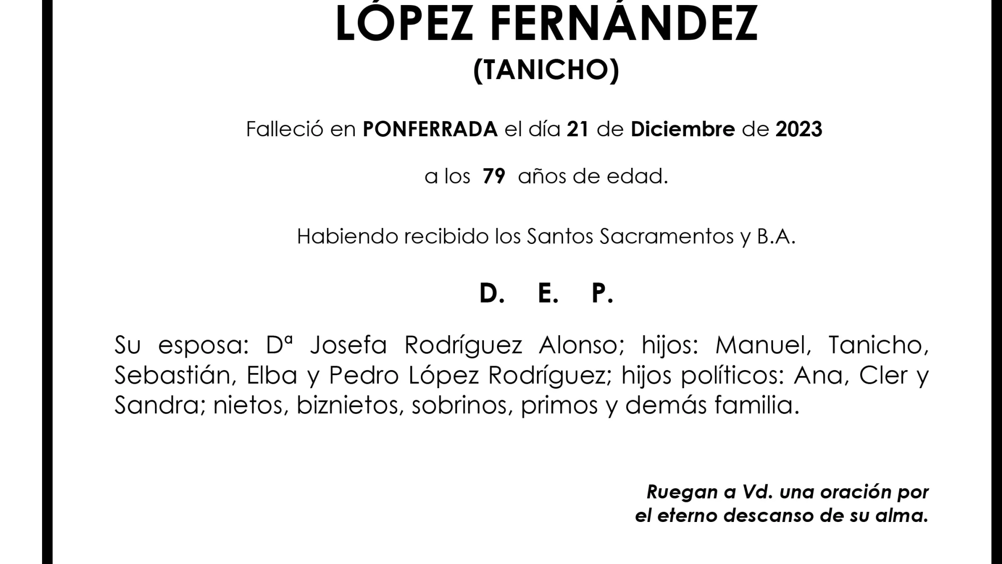 MANUEL LOPEZ FERNANDEZ