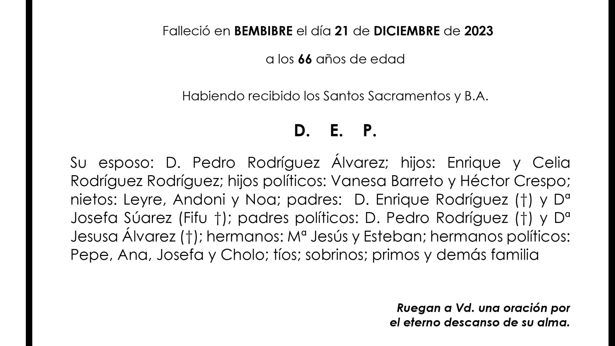 MARIA CARMEN RODRIGUEZ SUAREZ