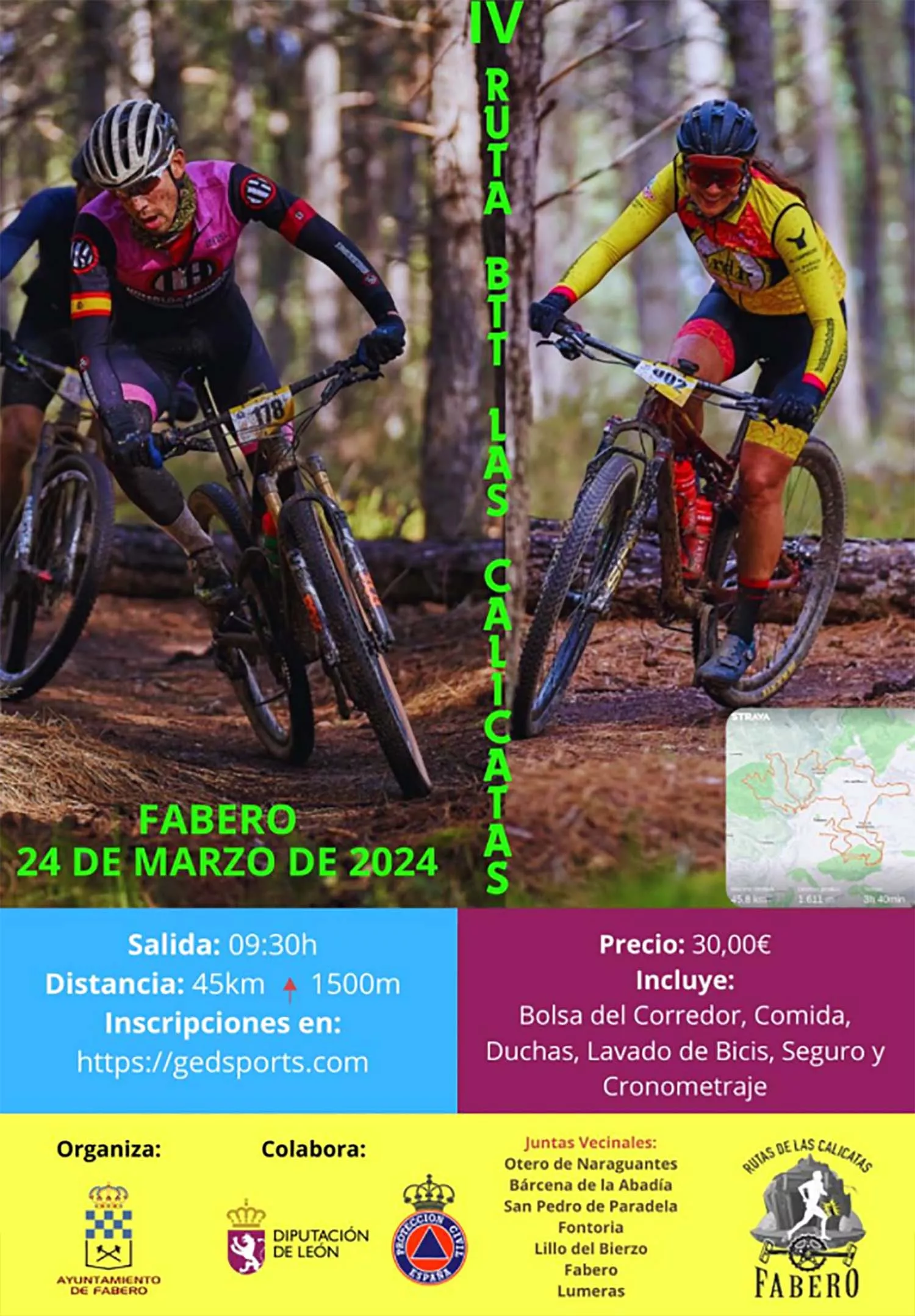 Abiertas las inscripciones para la Ruta BTT de las Calicatas de Fabero