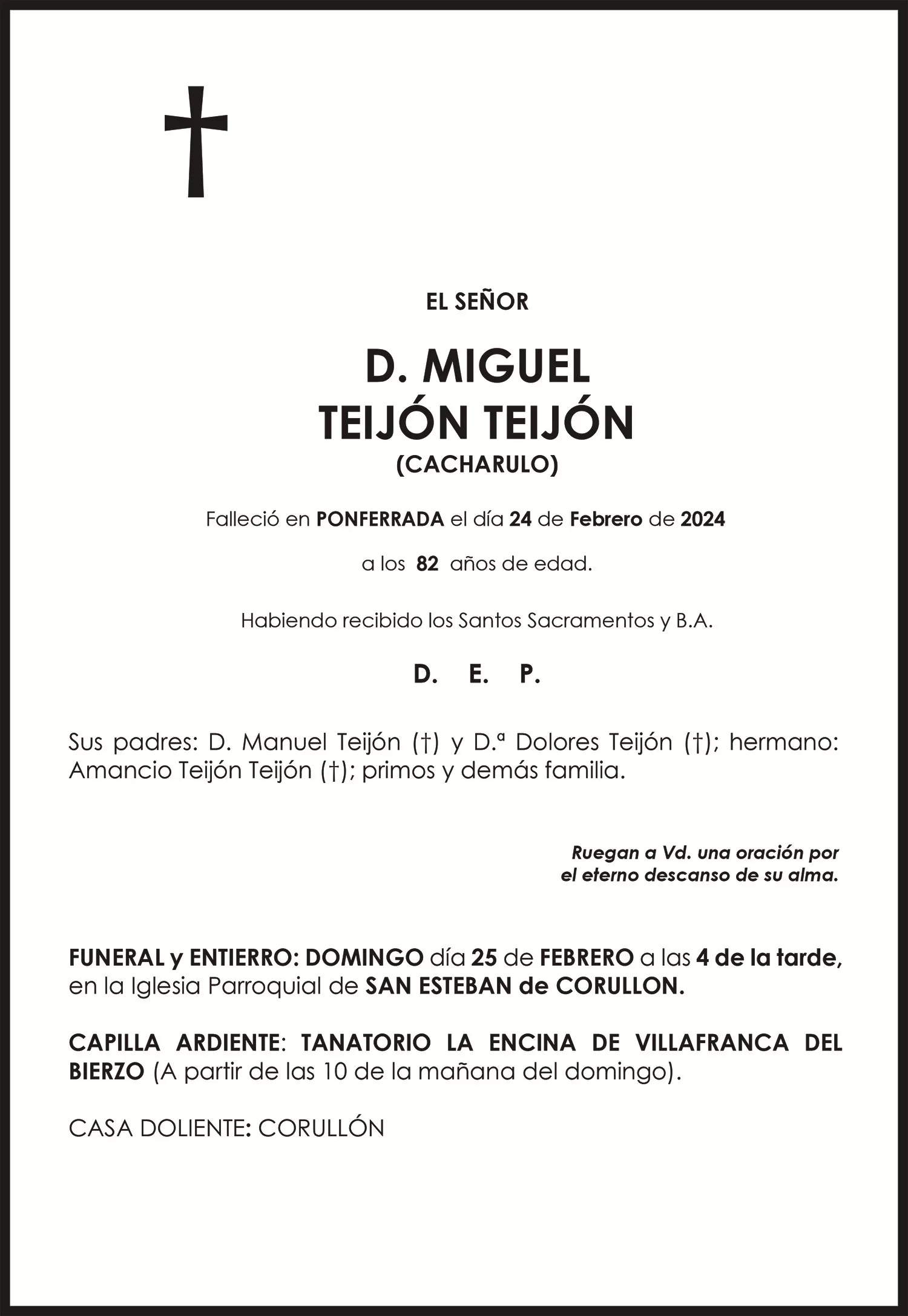 MIGUEL TEIJÓN TEIJÓN (CACHARULO)