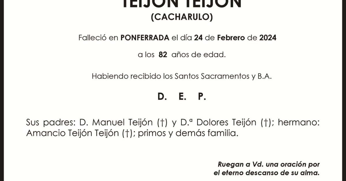MIGUEL TEIJÓN TEIJÓN (CACHARULO)