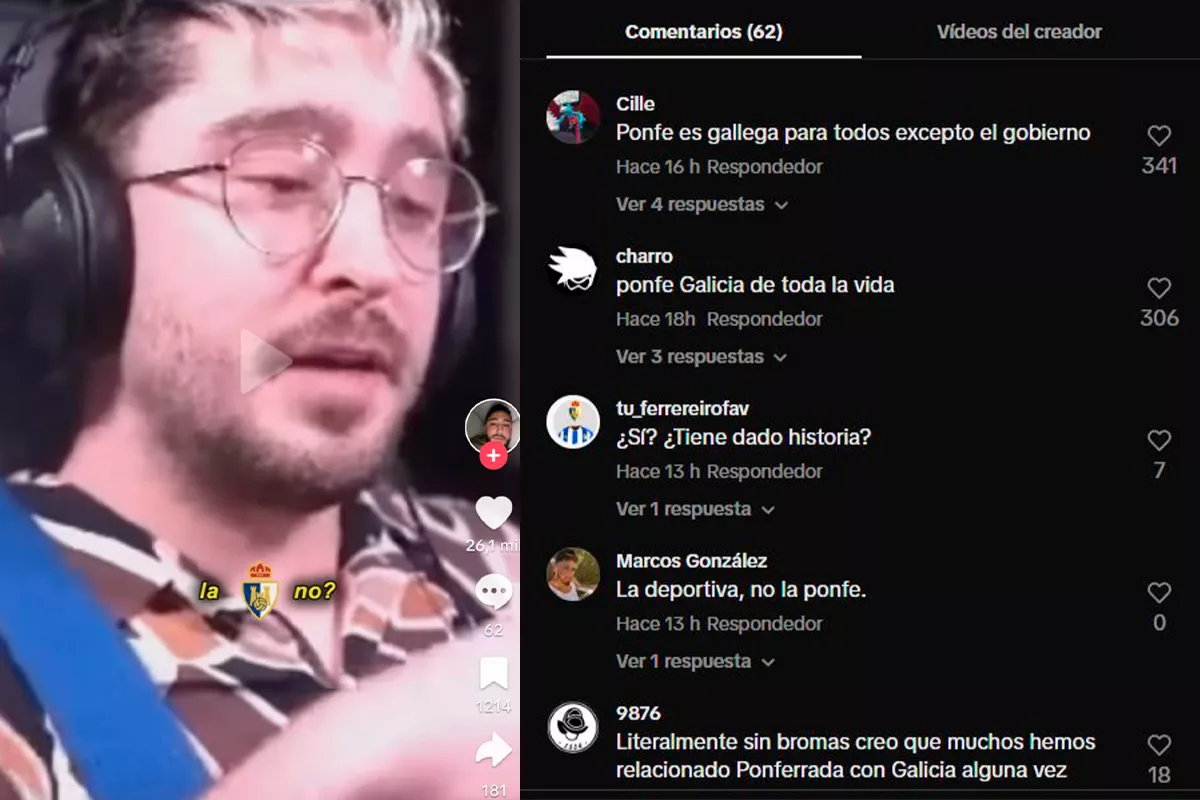 El lapsus del streamer Spursito que ubica a la Ponferradina entre los ...