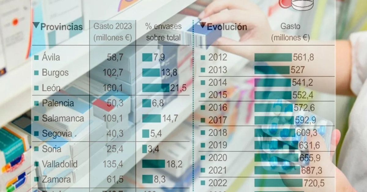 León es la provincia con el mayor gasto farmacéutico de la Comunidad ...