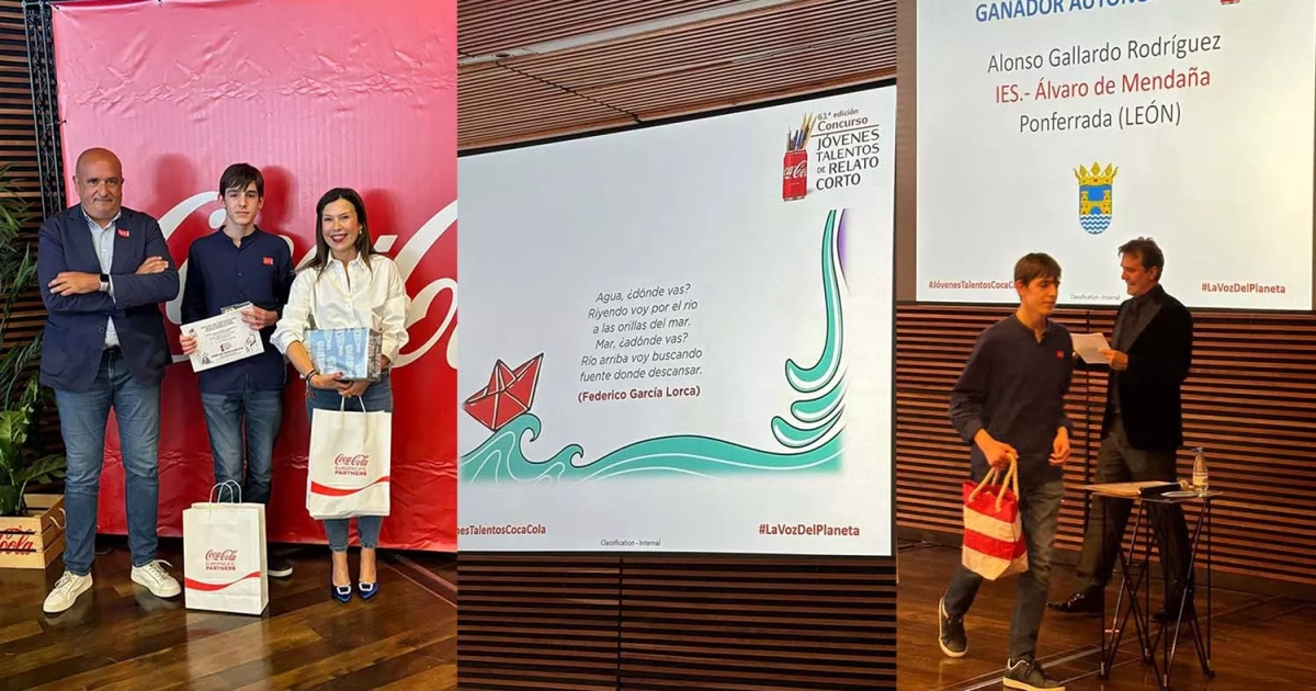 La prosa de Alonso Gallardo (IES Álvaro de Mendaña, Ponferrada) le vale ...