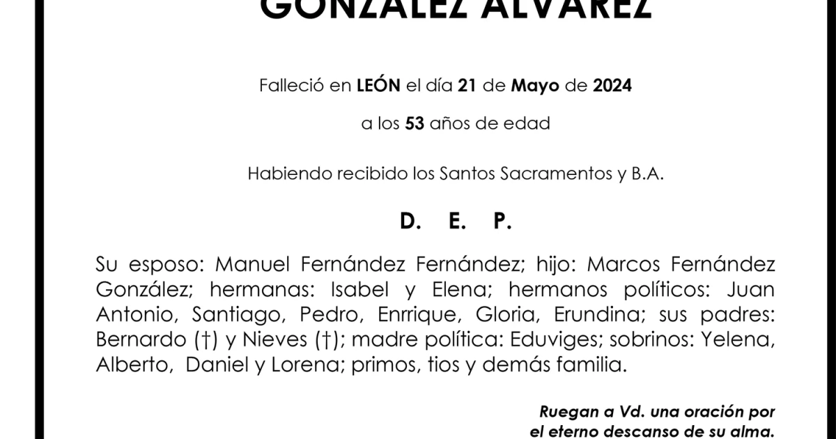 MARÍA NIEVES GONZÁLEZ ÁLVAREZ