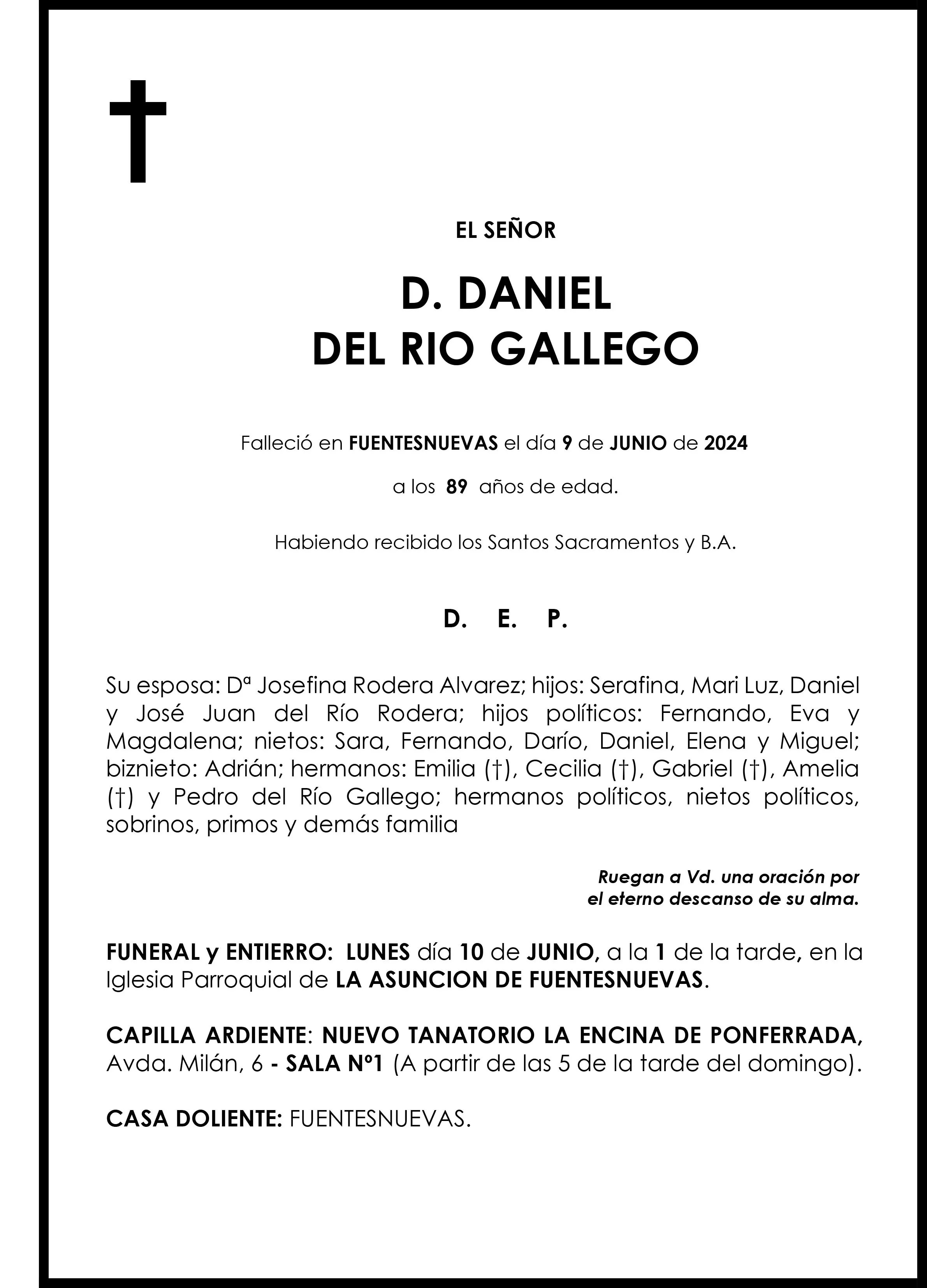 DANIEL DEL RÍO GALLEGO