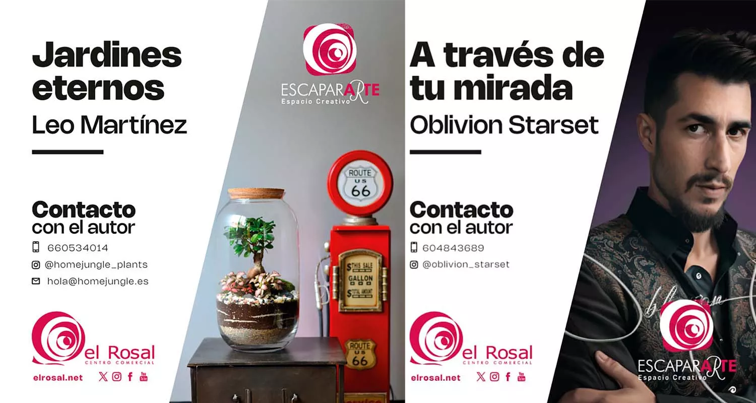 El Rosal acoge dos nuevas exposiciones en su espacio creativo EscaparArte