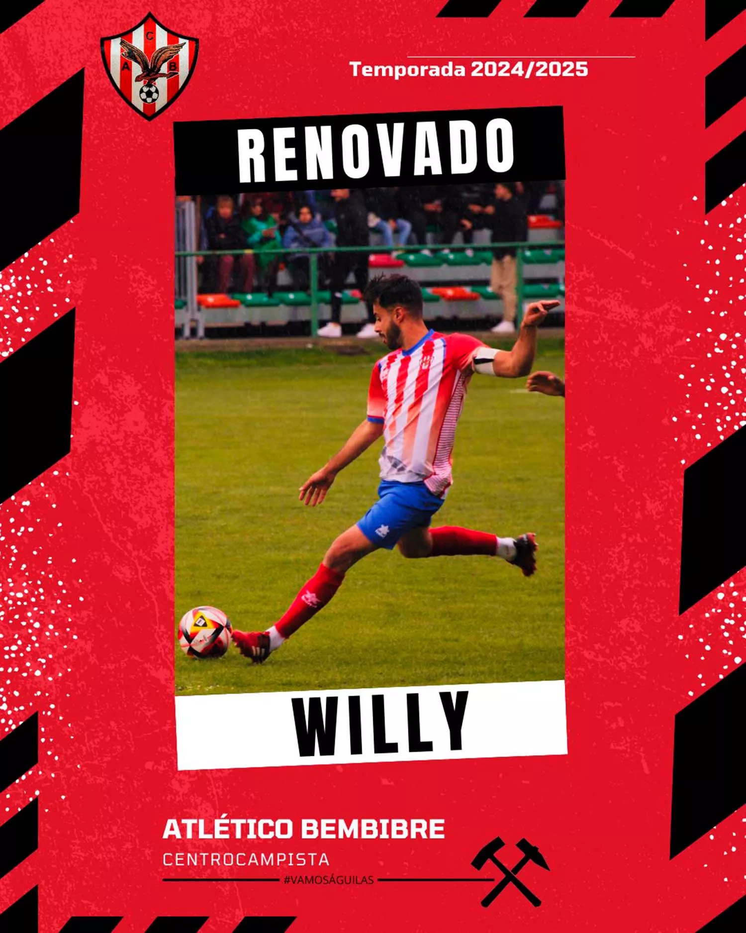 El Atlético Bembibre anuncia la renovación de su “multiusos”, Willy