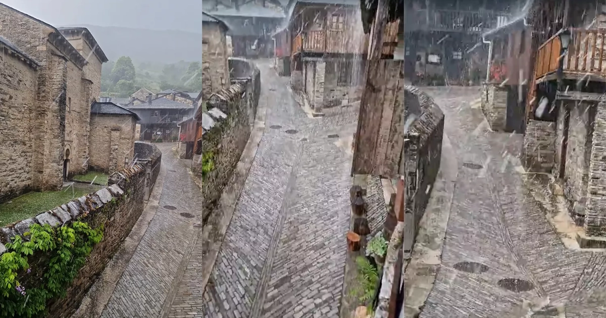 En el Valle del Silencio retumbó el granizo