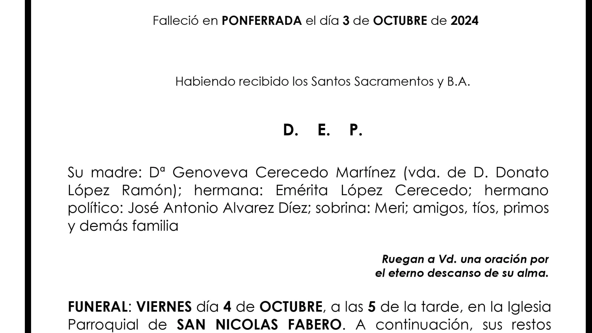 LUIS ANGEL LOPEZ CERECEDO