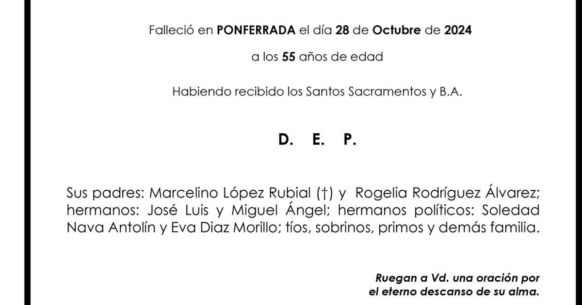 MARIA ESTHER LOPEZ RODRIGUEZ