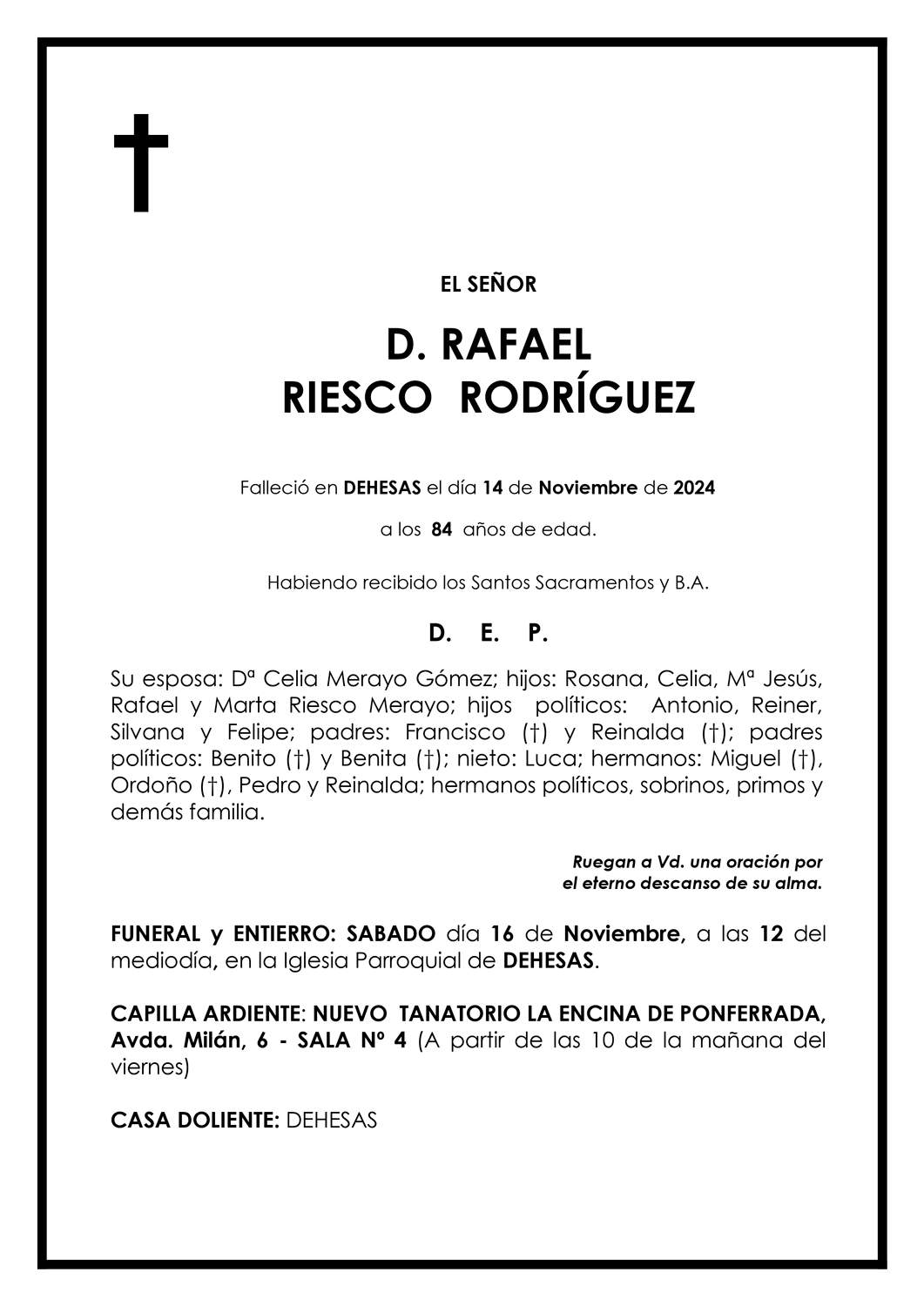 RAFAEL RIESCO RODRÍGUEZ