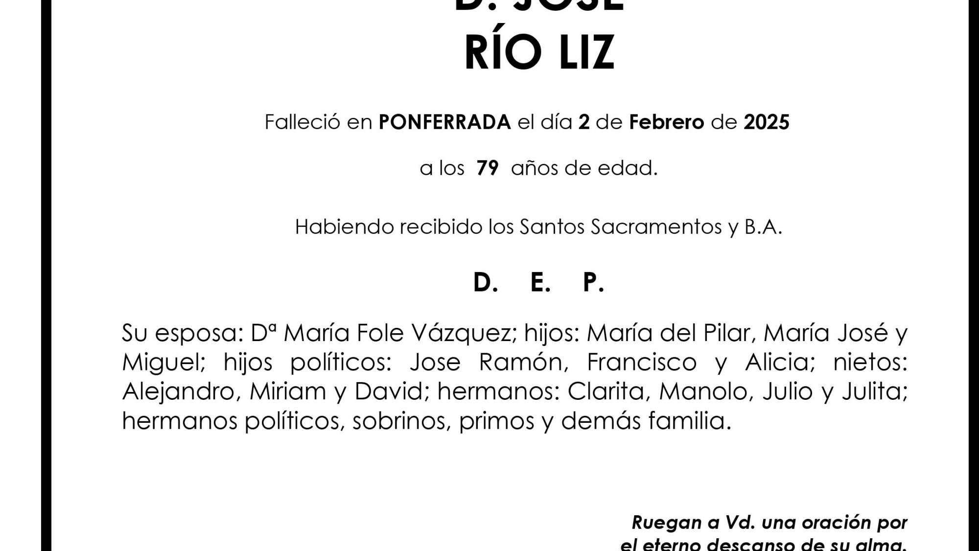 JOSE RIO LIZ