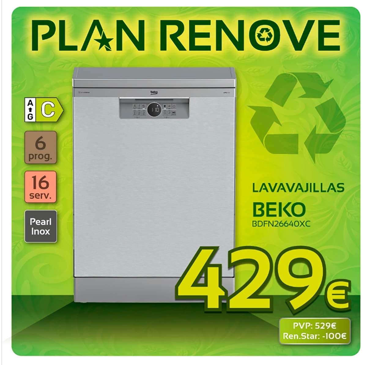 Aprovecha el Plan Renove de Star Center en electrodomésticos como este ...