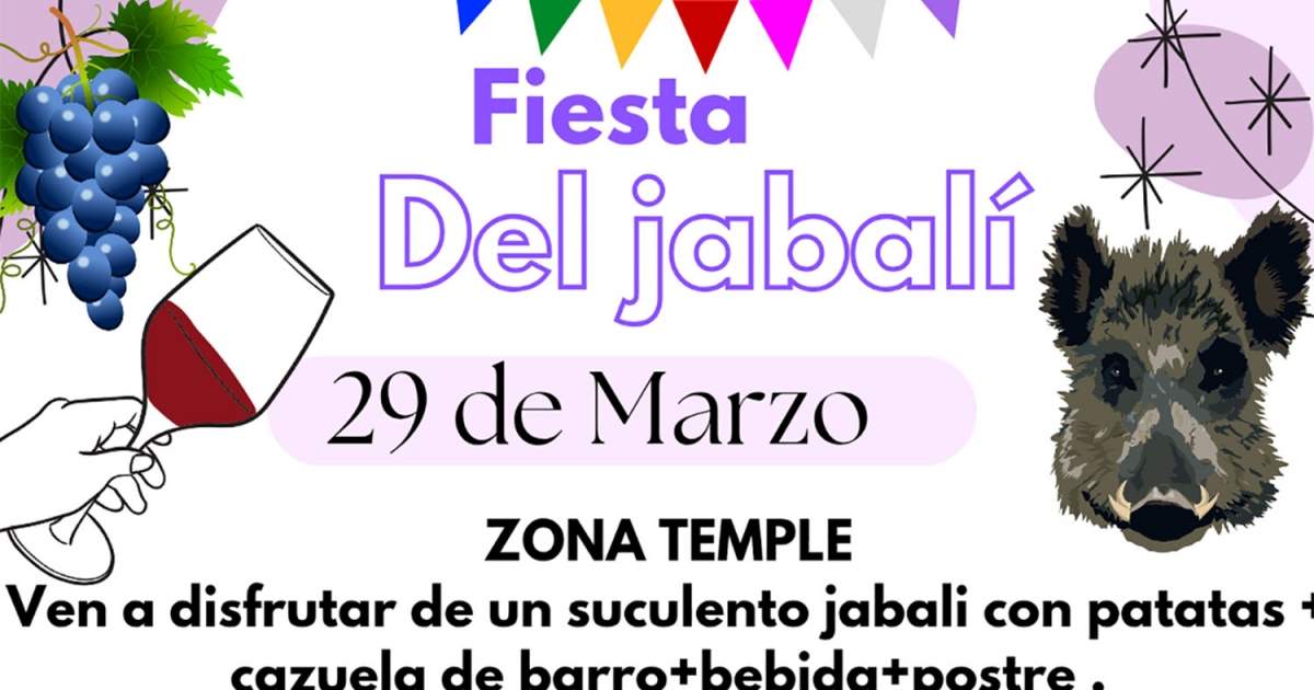Fiesta del jabalí en El Temple (Ponferrada)