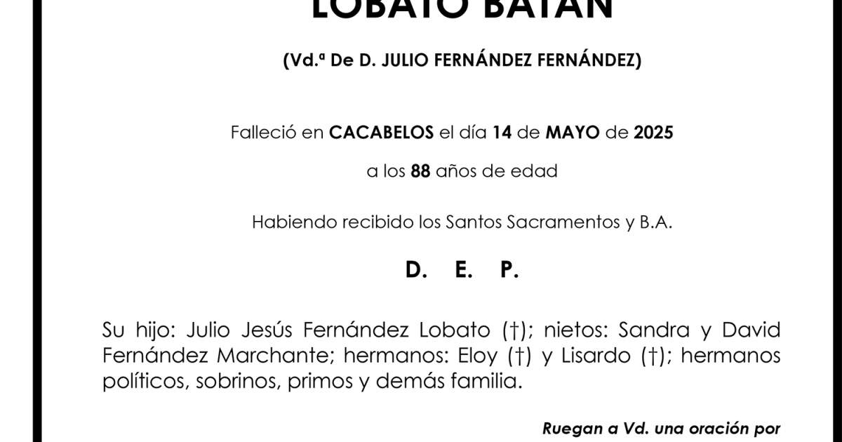 ISABEL LOBATO BATÁN