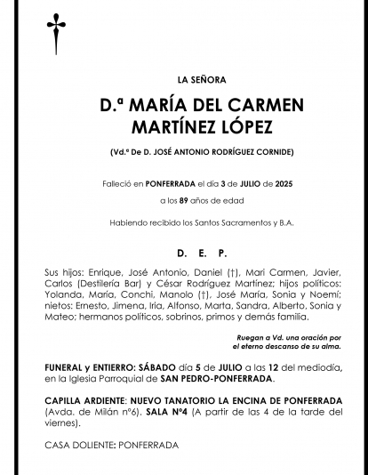 MARIA DEL CARMEN MARTINEZ LOPEZ