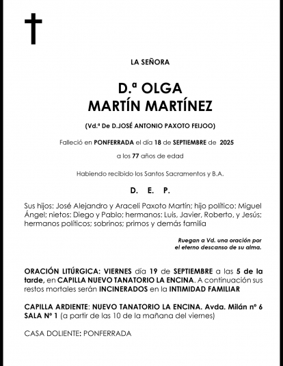 OLGA MARTÍN MARTÍNEZ