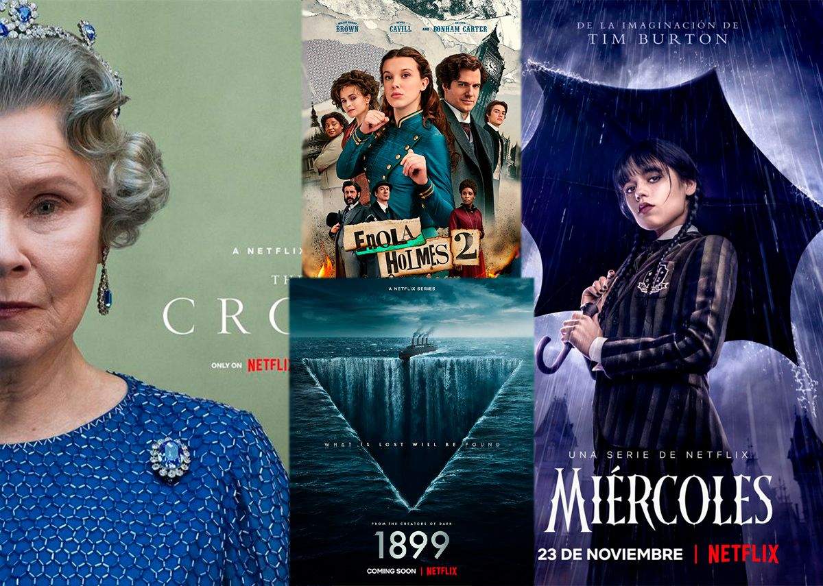 Los estrenos de Netflix para noviembre 2022: Miércoles, The Crown y 1899