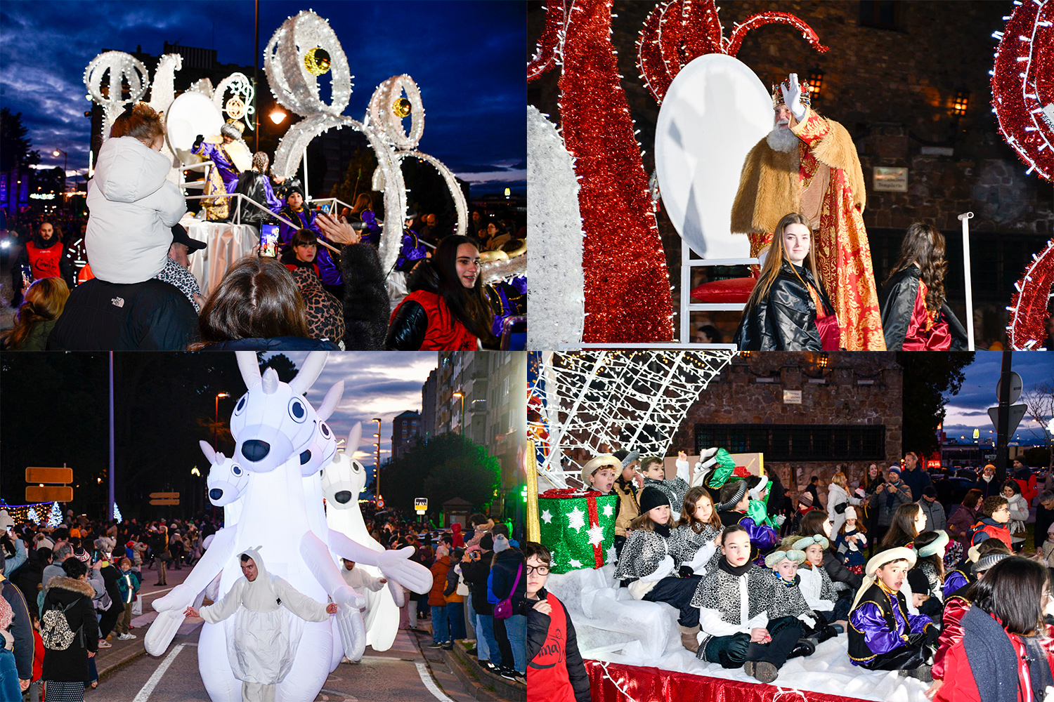 Los Reyes Magos despiertan la magia de Ponferrada