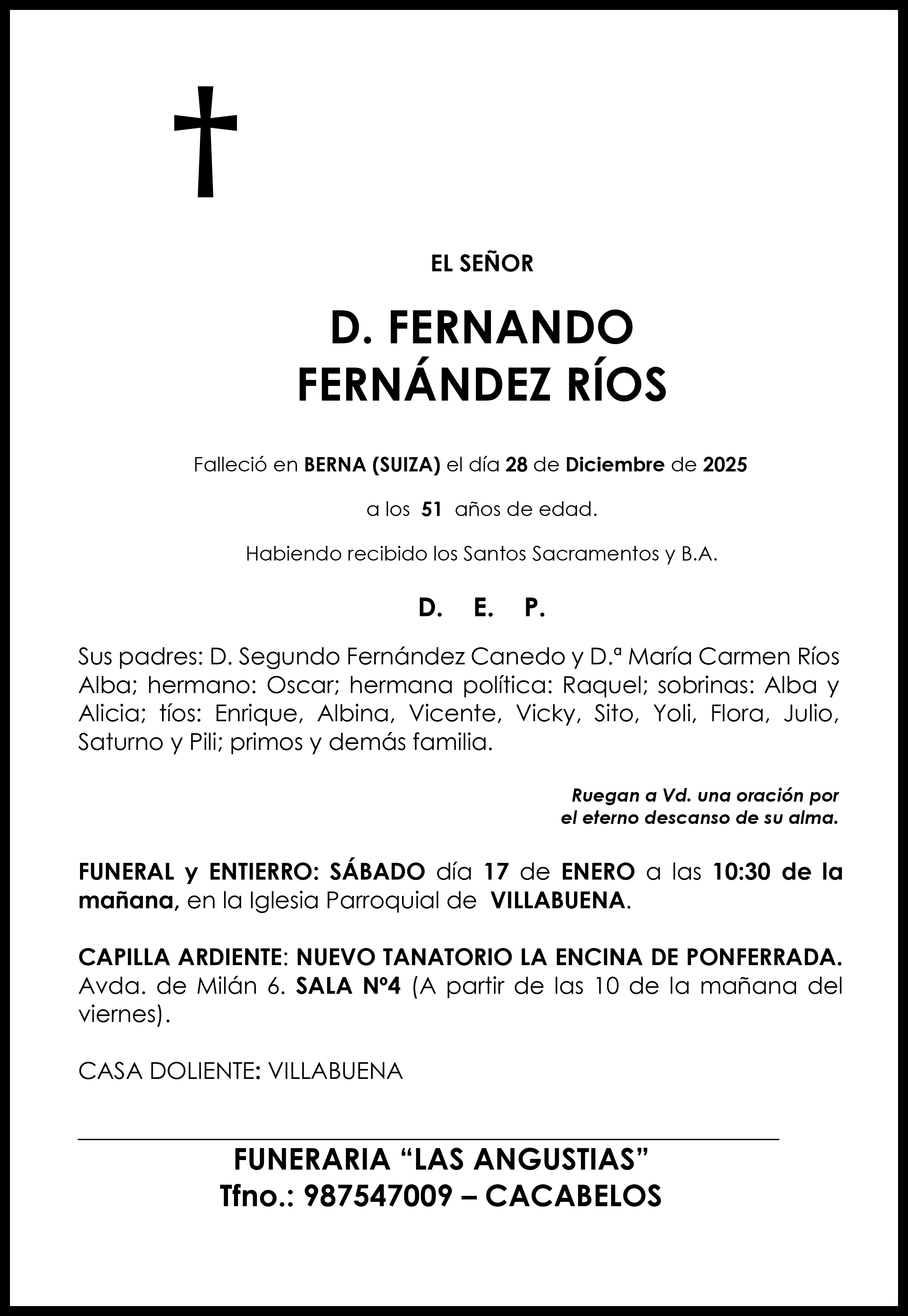 FERNANDO FERNANDEZ RIOS