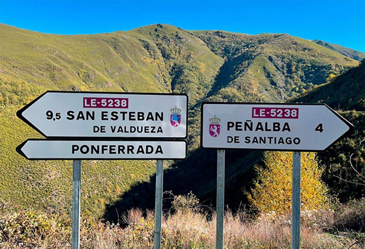 Solicitan autorización de obras en la carretera LE-5238 en Peñalba de ...
