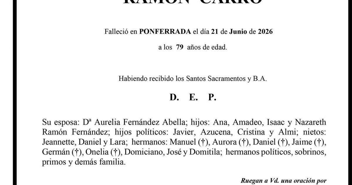 AMADEO RAMÓN CARRO