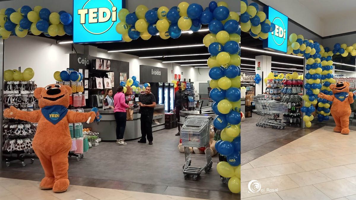 El oso de Tedi ya da la bienvenida en El Rosal de Ponferrada